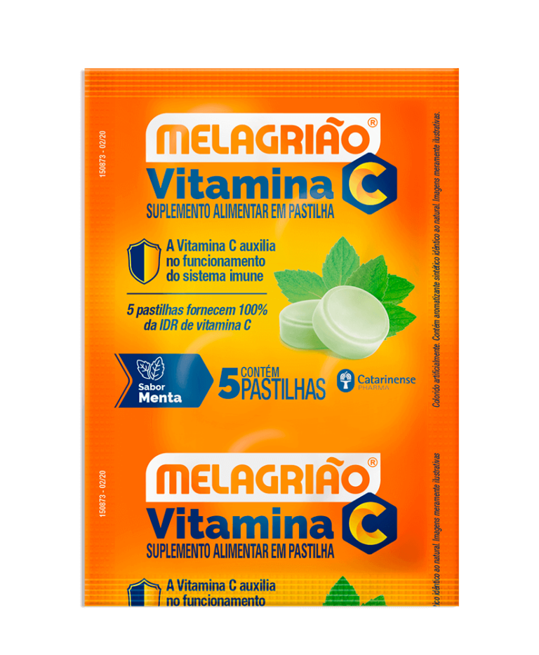 Melagrião® pastilha C sabor menta - Melagrião Melagrião® pastilha C sabor menta - Melagrião